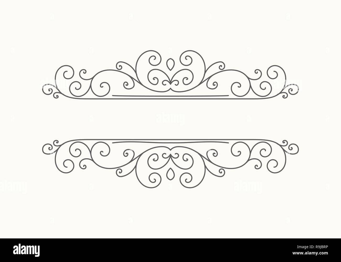 Retro style border hi-res stock photography and images - Alamy