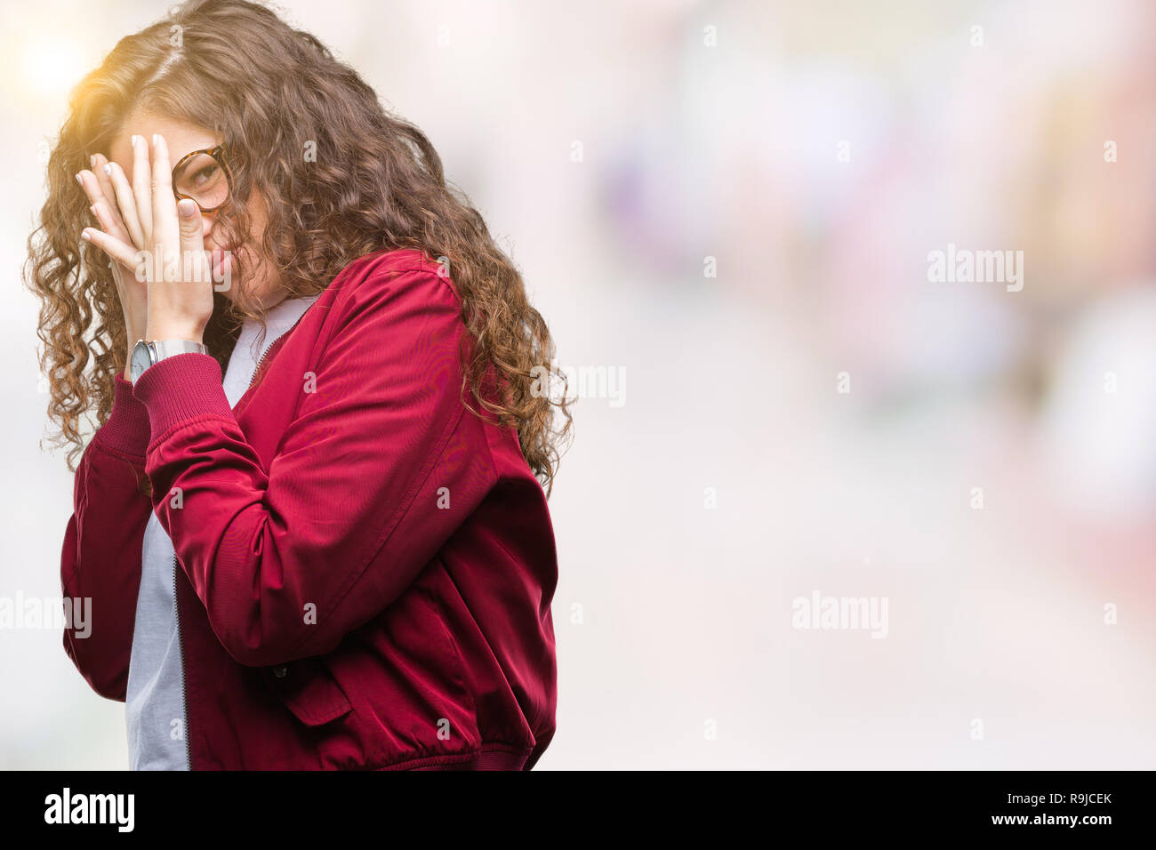 Covered jacket over head hi-res stock photography and images - Alamy