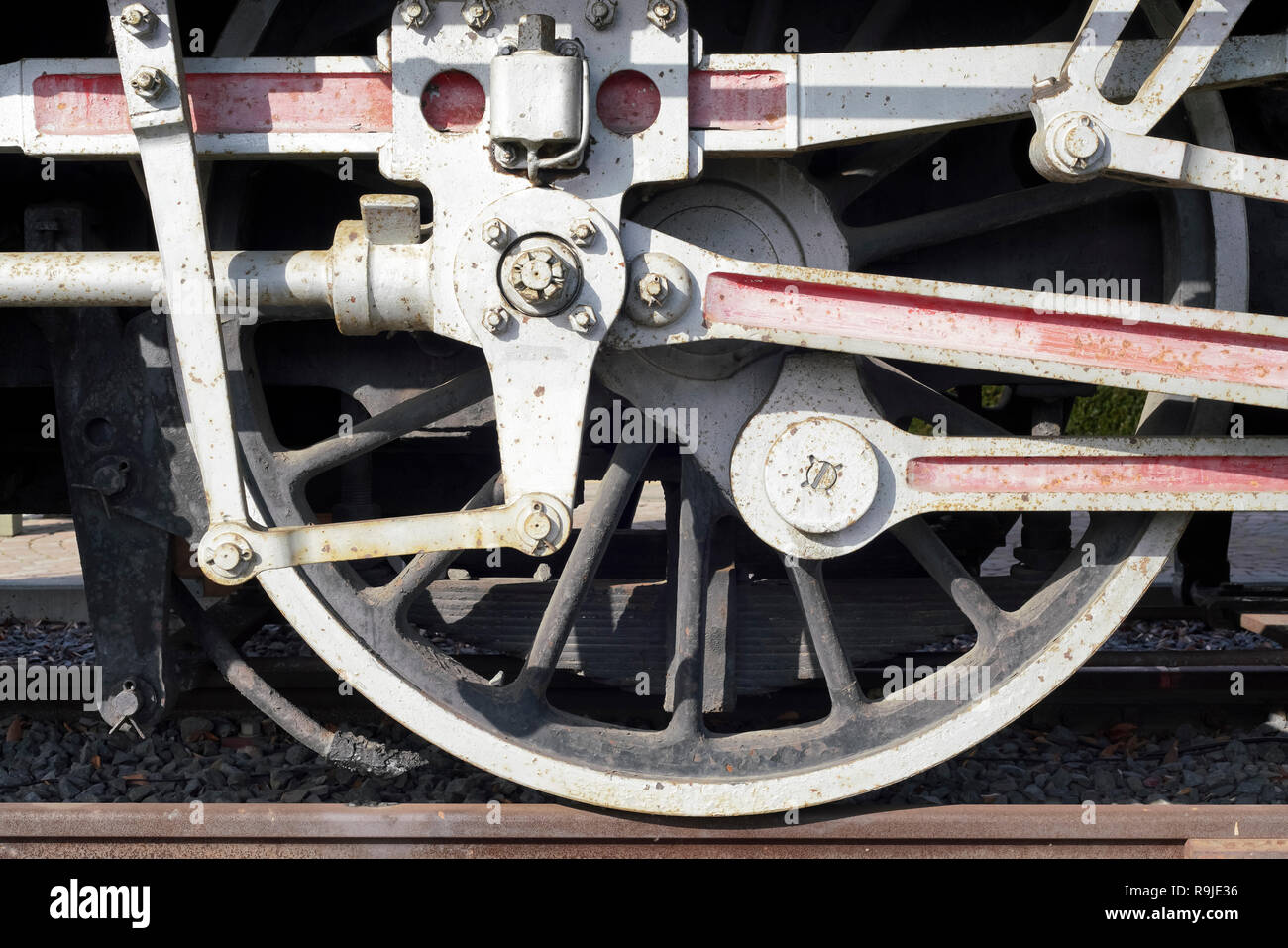 Old railway wheels hi-res stock photography and images - Alamy