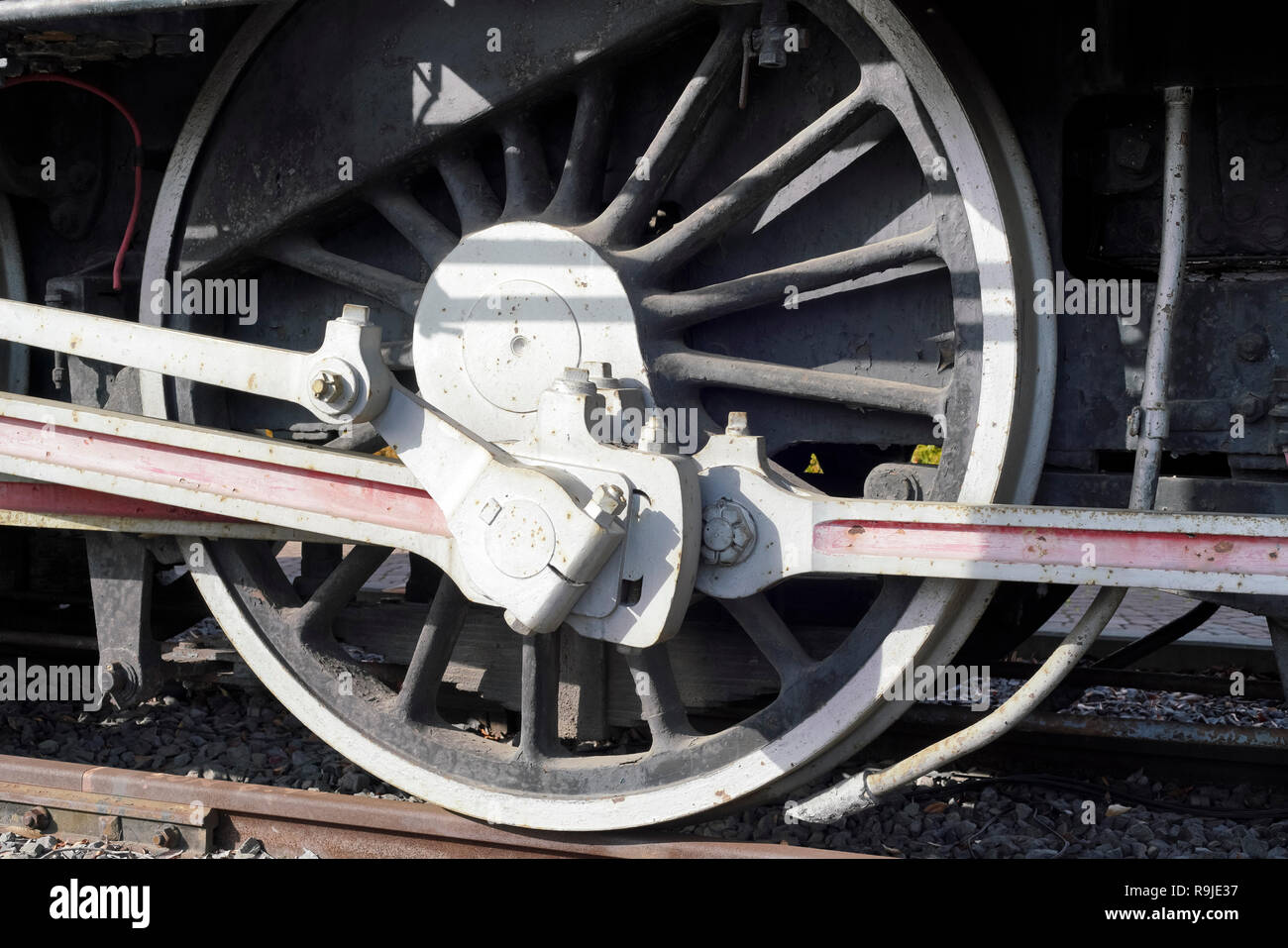 Old railway wheels hi-res stock photography and images - Alamy