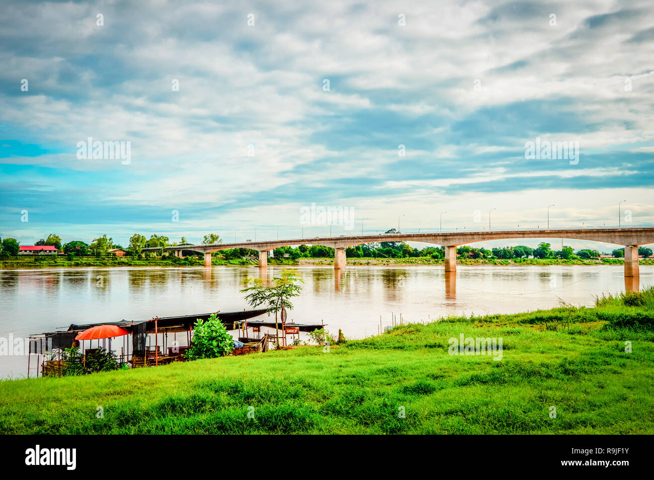 Friendship bridge laos hi-res stock photography and images - Alamy