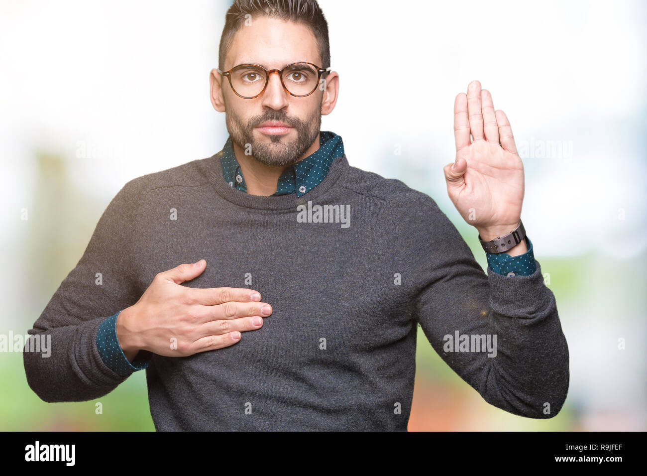 Pledge of allegiance adult hi-res stock photography and images - Alamy