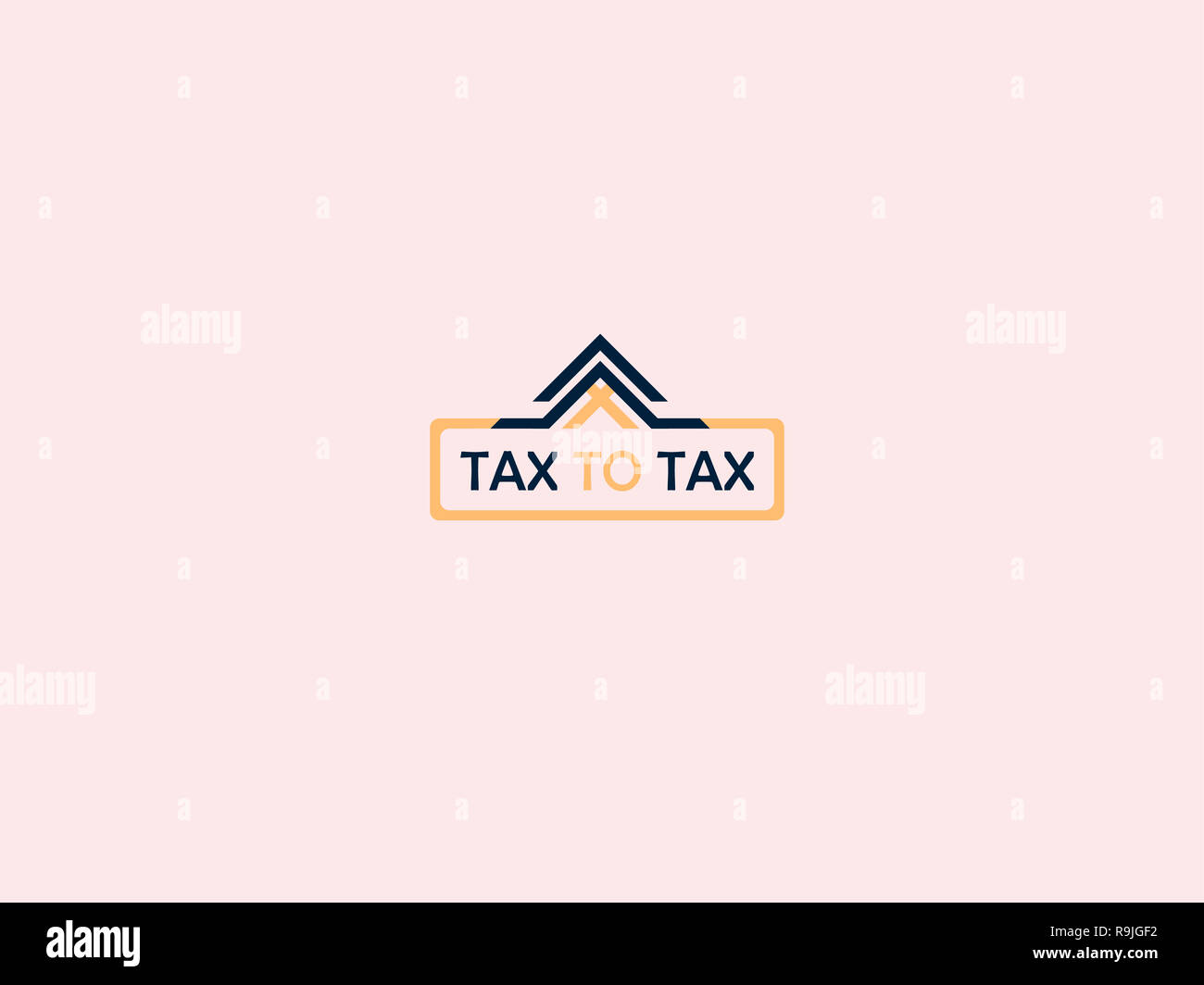 Tax logo design hi-res stock photography and images - Alamy