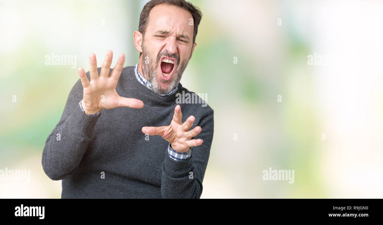 Old man yelling stop hi-res stock photography and images - Alamy