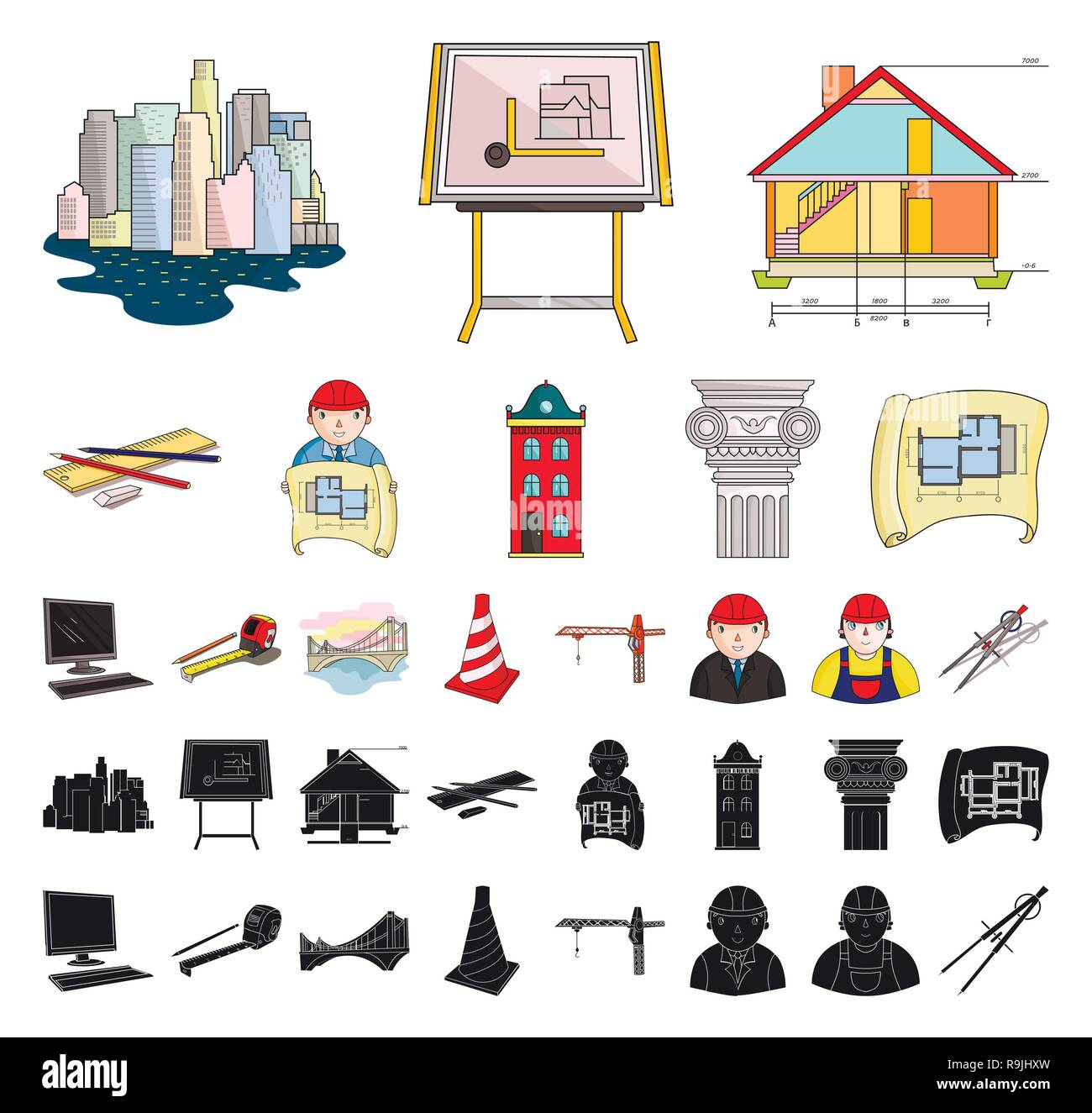 Bureau architecture Cut Out Stock Images & Pictures - Alamy