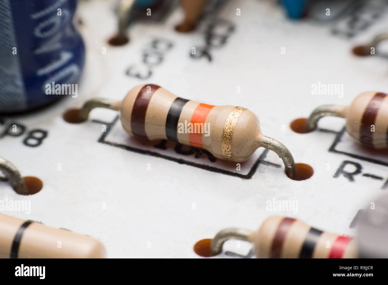 Component Electronic Resistance Resistor High Resolution Stock ...