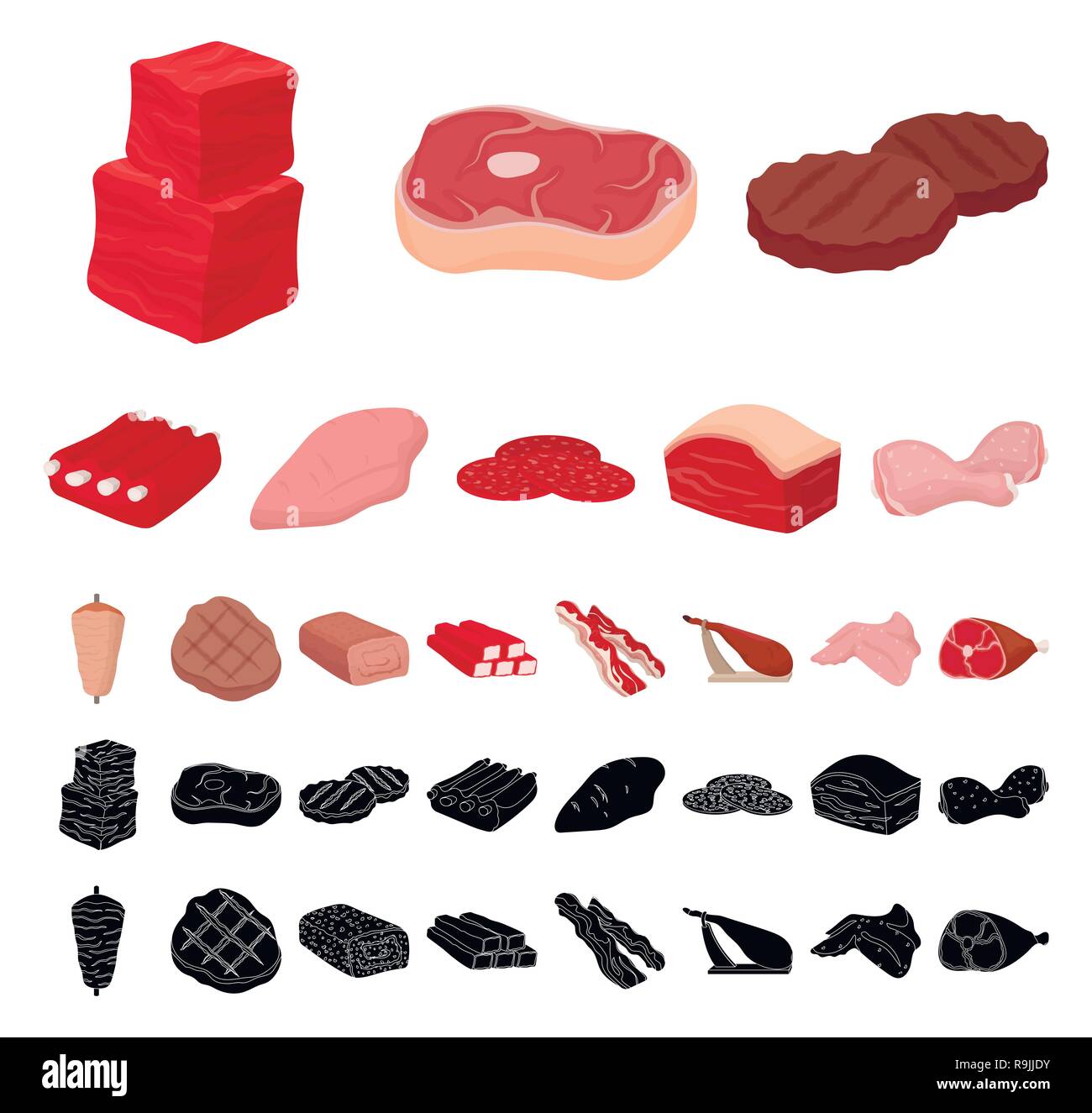 Chicken patties Stock Vector Images - Alamy