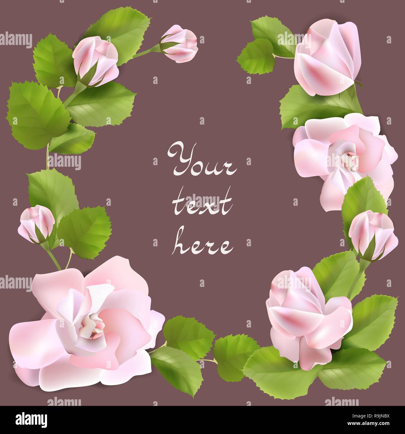 Spring background closeup beautiful Stock Vector Images - Alamy