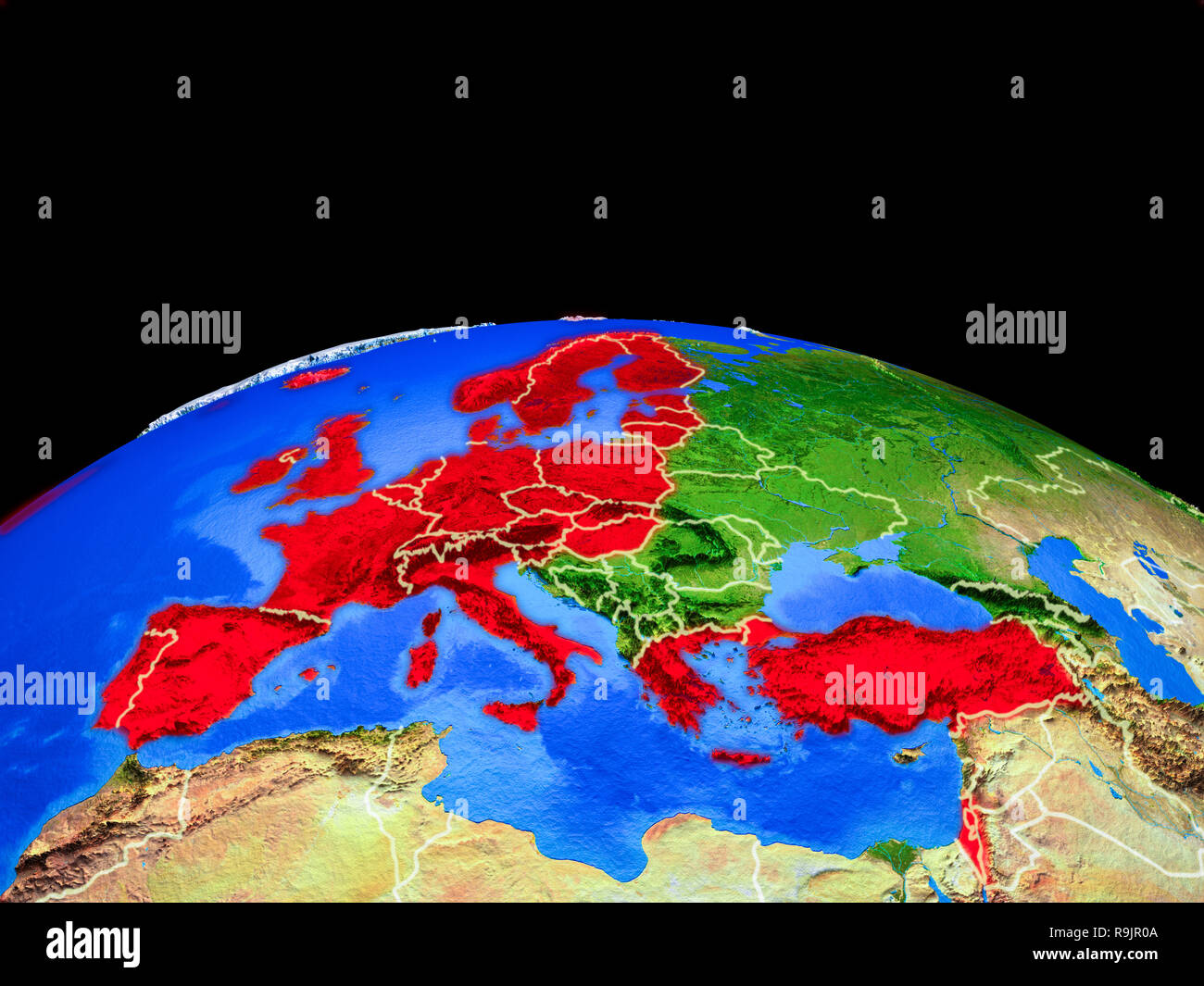 Oecd map hi-res stock photography and images - Alamy