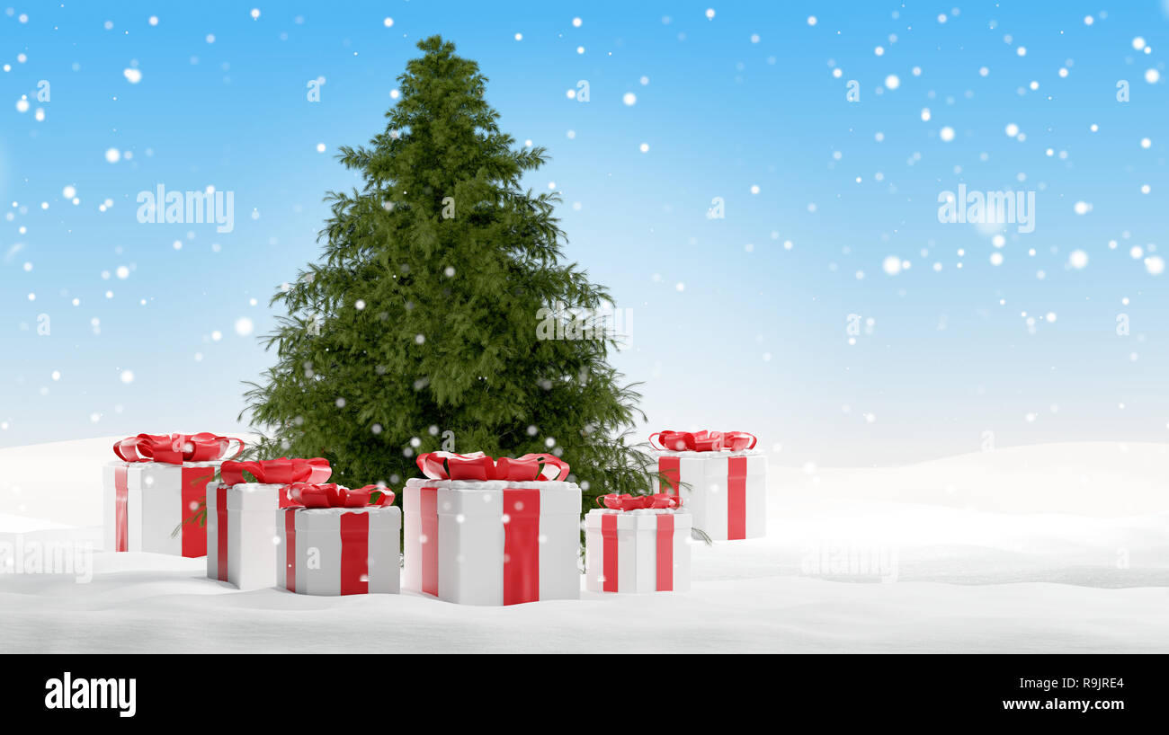 Christmas git box hi-res stock photography and images - Alamy