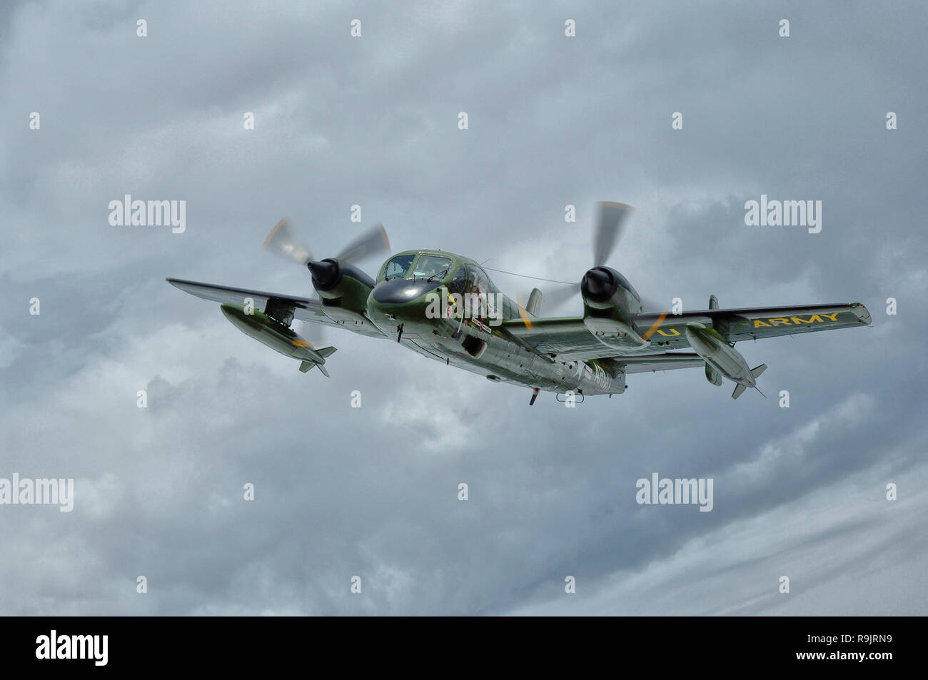 Vietnam Era Grumman OV-10-D Mohawk US Army Airplane Stock Photo - Alamy