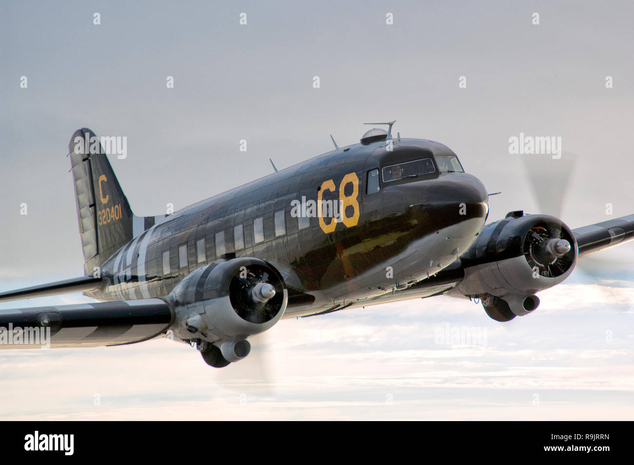 Douglas C-47-DC-3 WWII Transport Airplane Stock Photo - Alamy