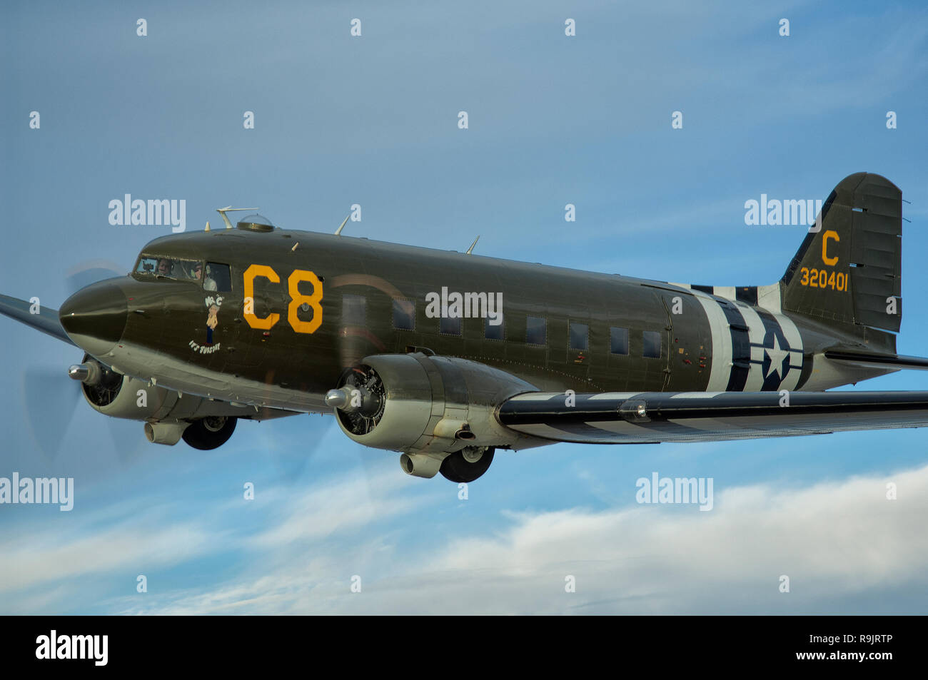 Douglas C-47-DC-3 WWII Transport Airplane Stock Photo - Alamy