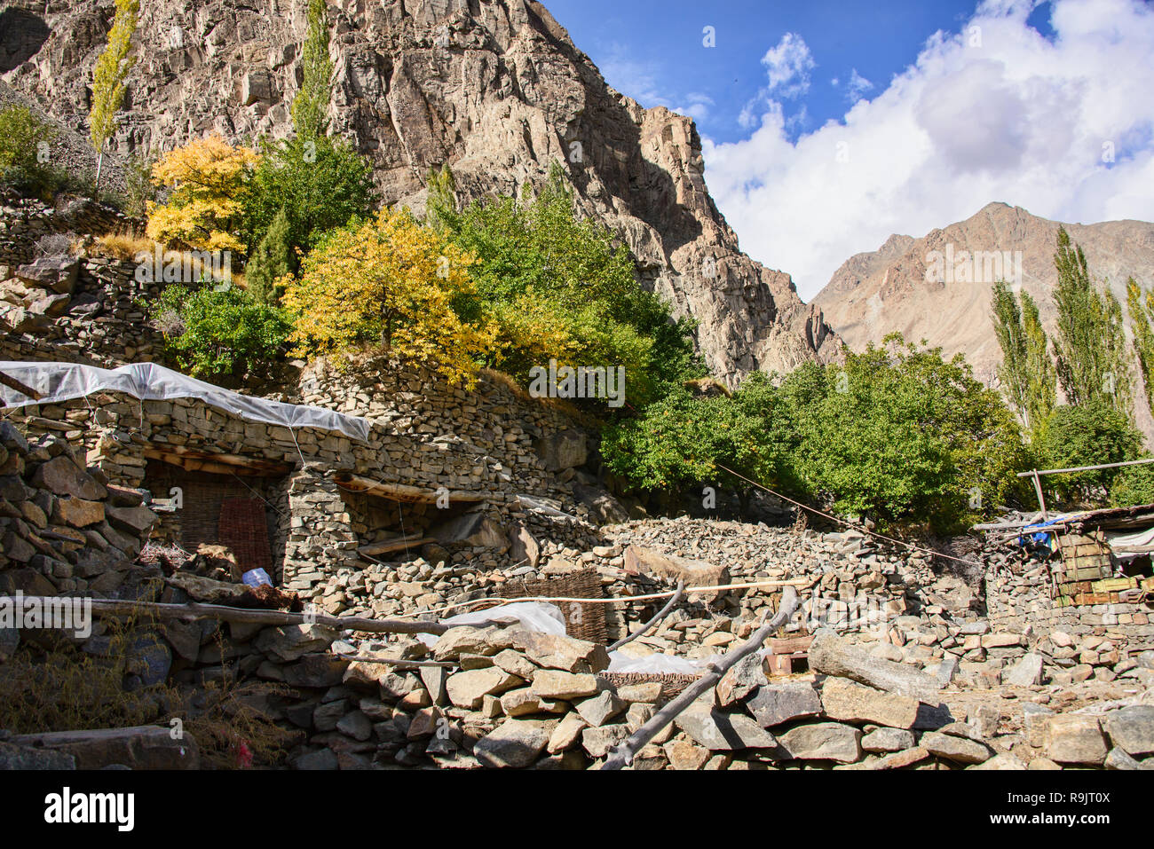 Stone bunkers are used as cold storage "freezers" for perishable foods ...