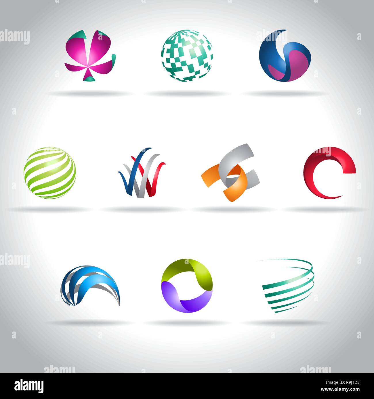 Abstract web Icon and logo sample, vector illusration Stock Vector ...