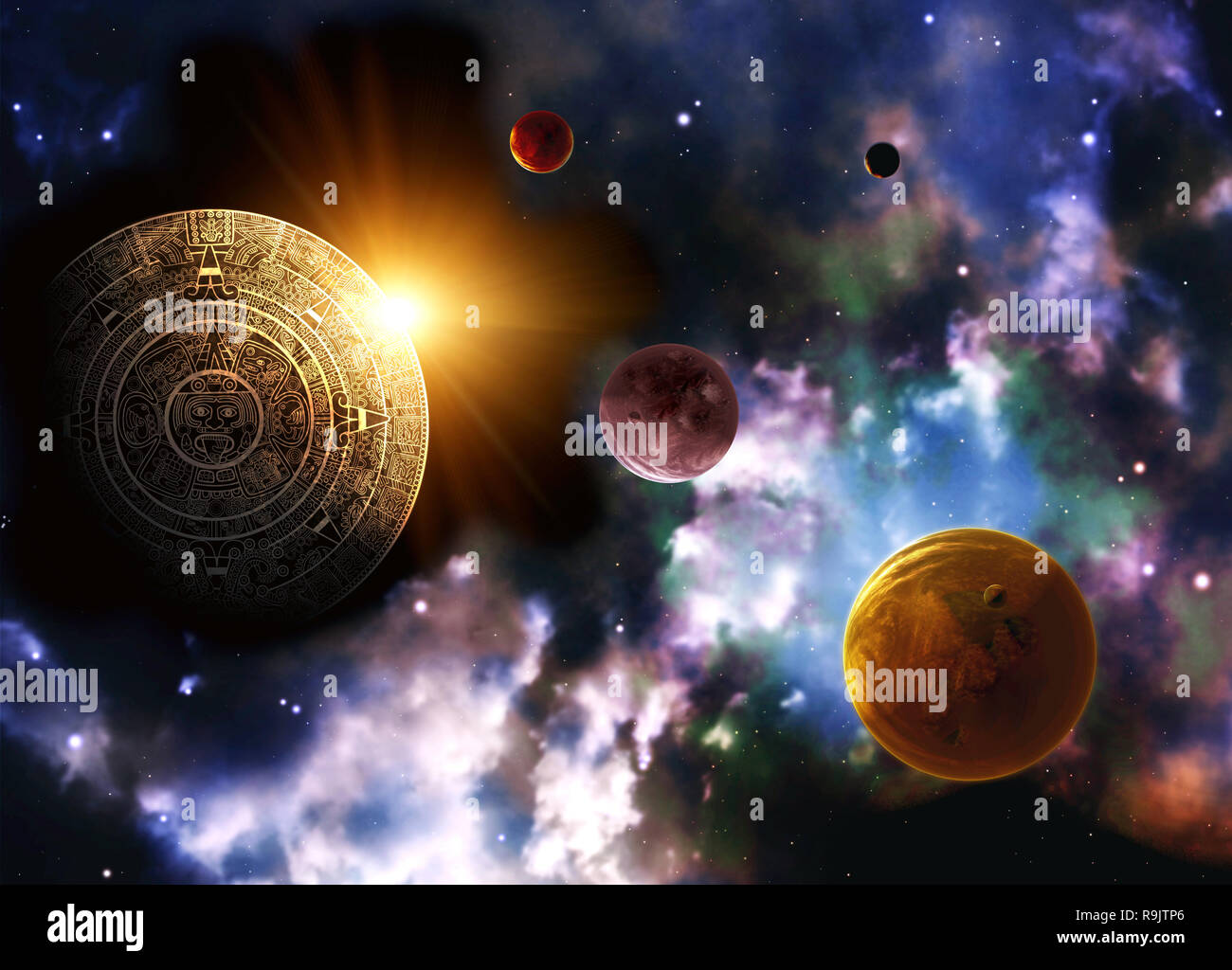 Nebula Backgrounds Aztec