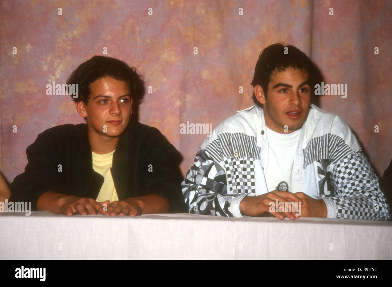 LOS ANGELES, CA - JUNE 9: (L-R) Actors Robert Sutherland Telfer and Jonathan Angel attend 'Saved ...