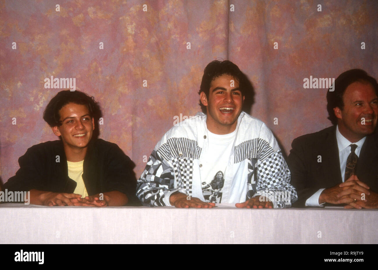 LOS ANGELES, CA - JUNE 9: (L-R) Actors Robert Sutherland Telfer, Jonathan Angel and Dennis ...