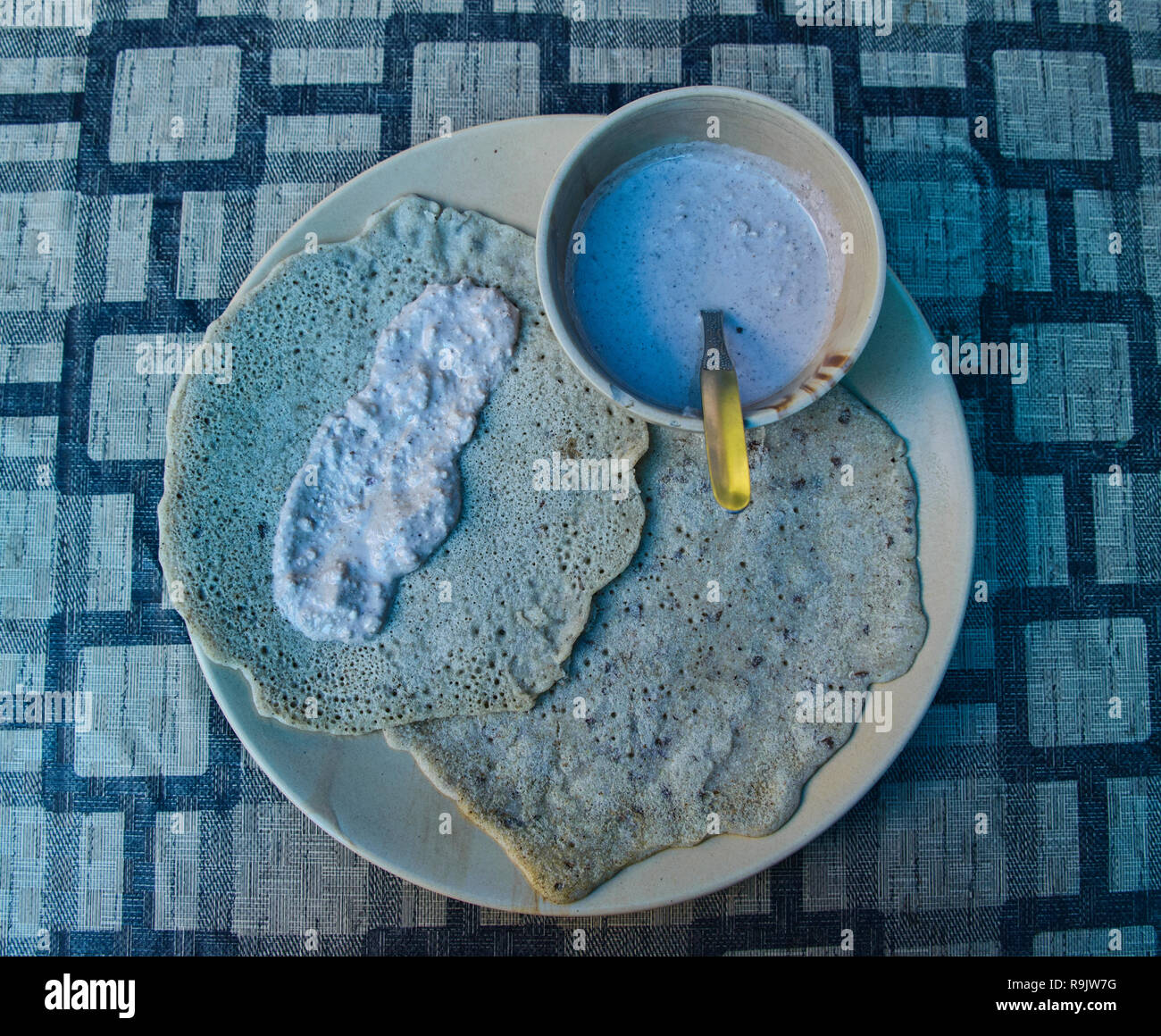 Balti Food in a Balti village of Turtuk, Nubra Valley, Ladakh, India ...