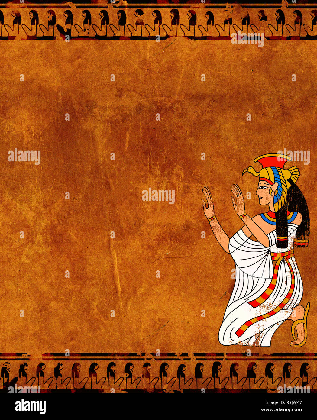 Isis goddess painting hi-res stock photography and images - Alamy