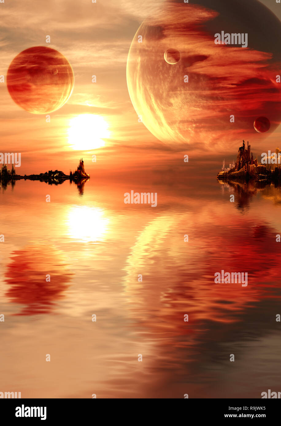 Landscape In Fantasy Planet Stock Photo Alamy landscape-in-fantasy-planet-stock-photo-alamy