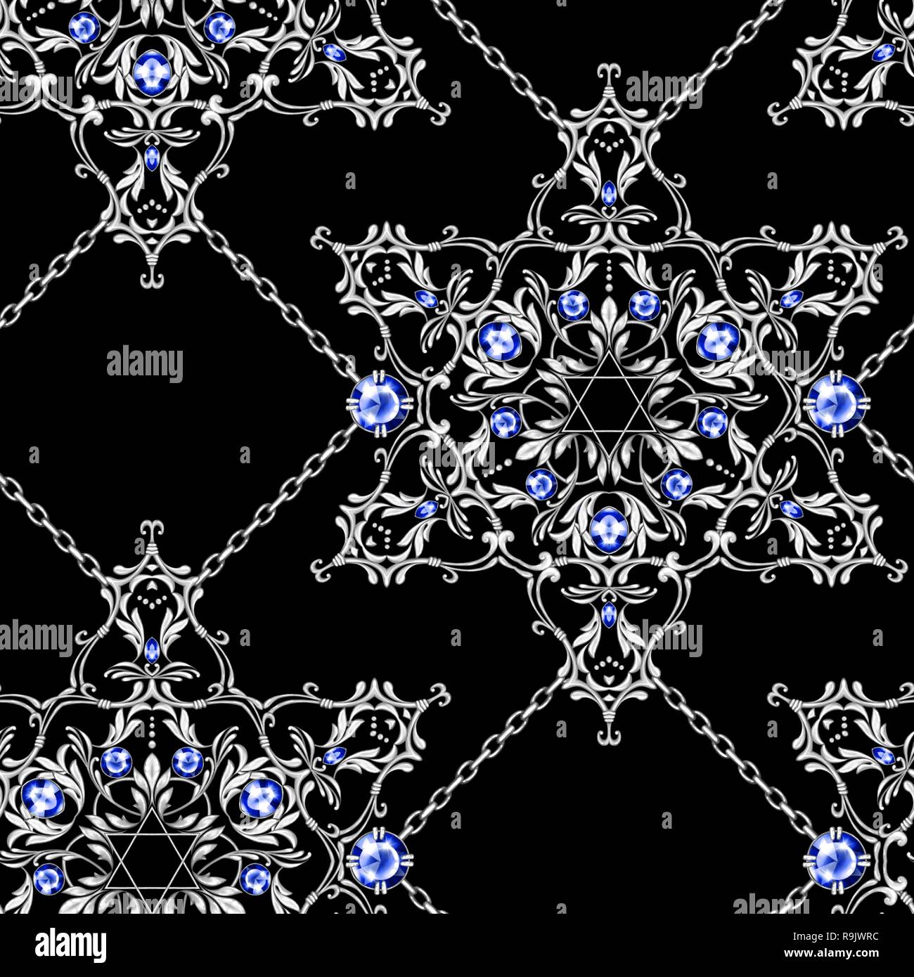 Silver chains hi-res stock photography and images - Alamy