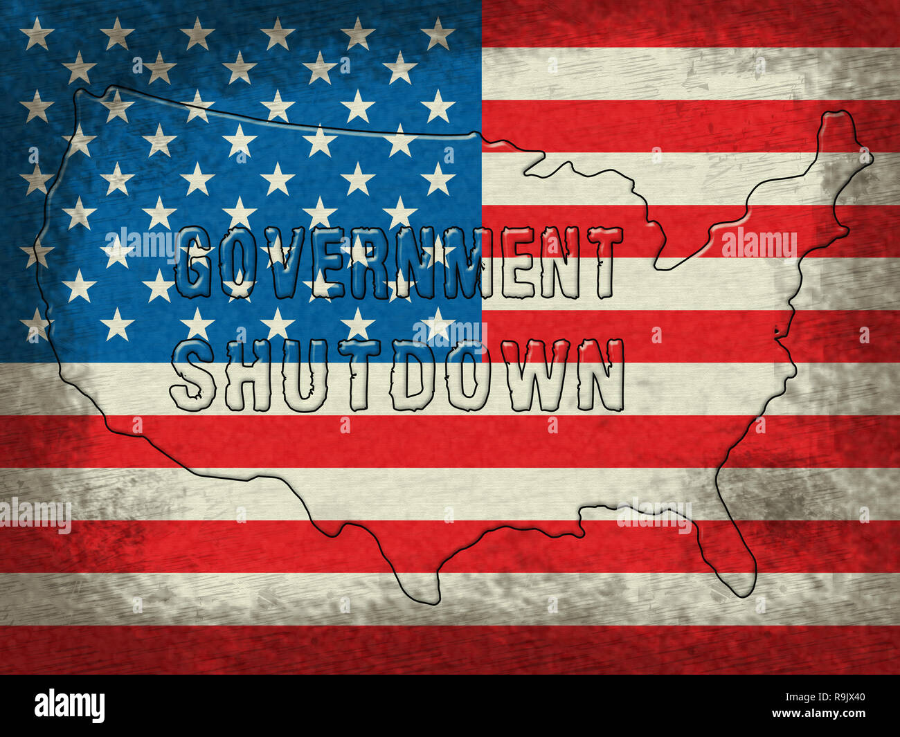 Political map of washington state hi-res stock photography and images ...