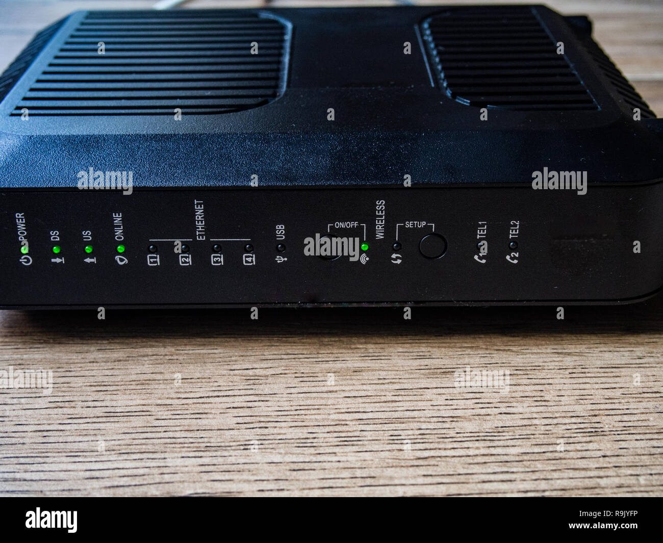 Front part of router Stock Photo - Alamy