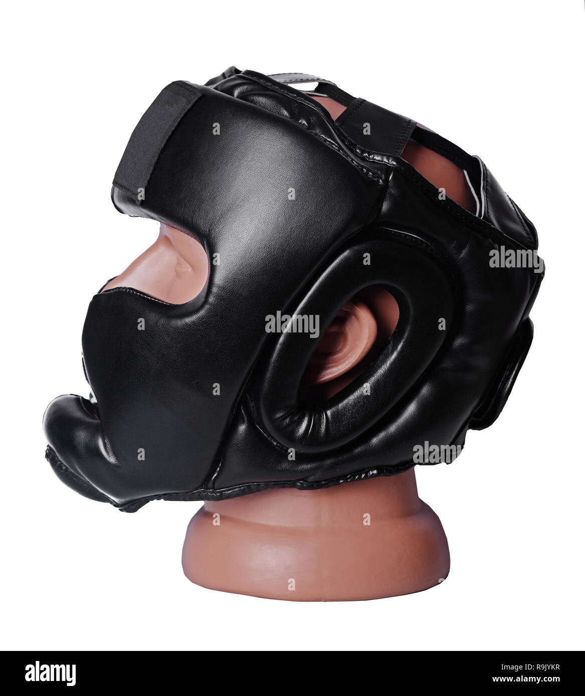 An image of a boxing helmet on a white background Stock Photo - Alamy
