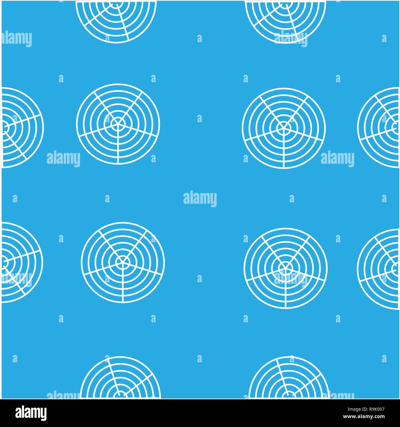 white round circles in the grid on a blue background Stock Vector Image ...