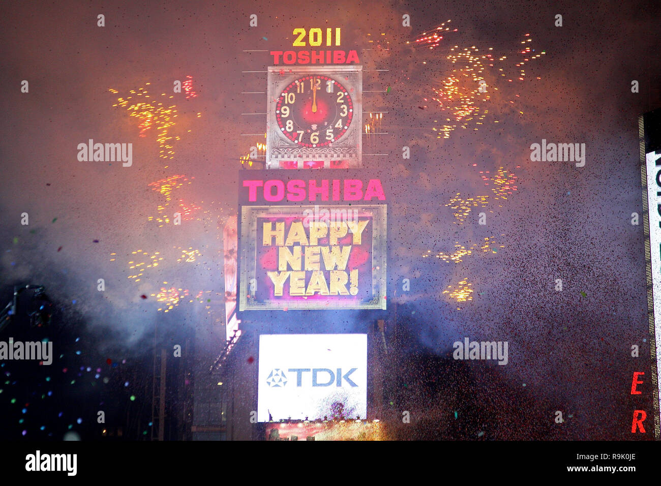 NEW YORK, NY - DECEMBER 31: The Countdown at New Year's Eve 2011 in ...