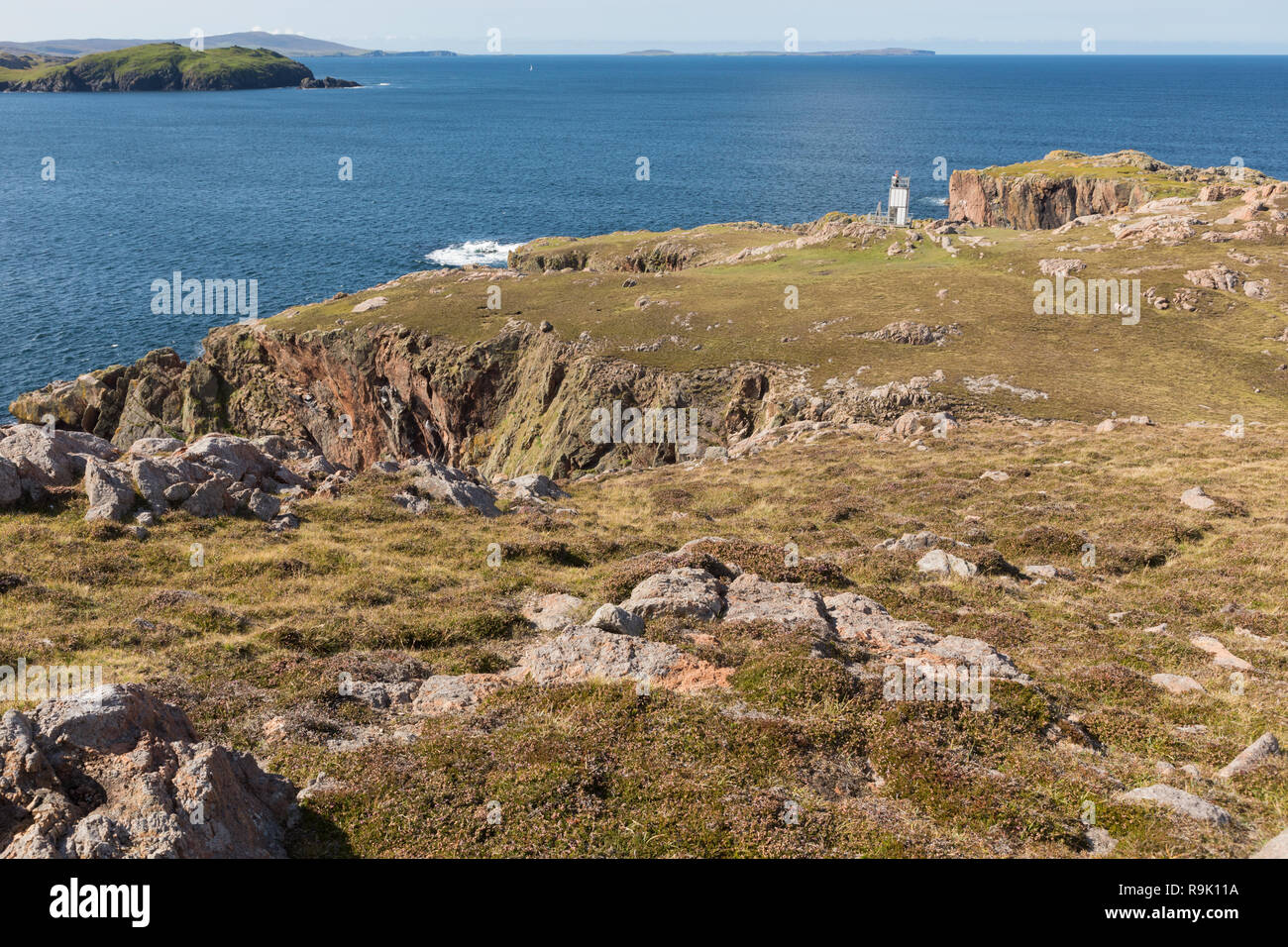 Landscape of Muckle Roe, Shetland, UK Stock Photo - Alamy