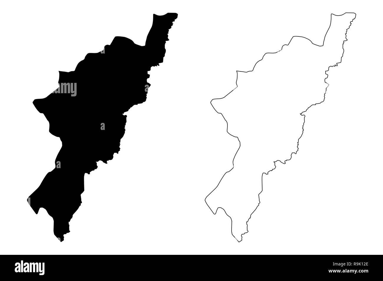 Adamawa State (Subdivisions of Nigeria, Federated state of Nigeria) map ...