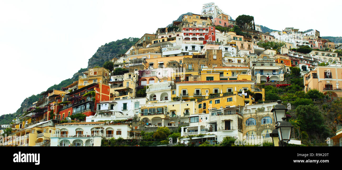 Positano - Amazing Italian Village Landscape - Campania Stock Photo - Alamy