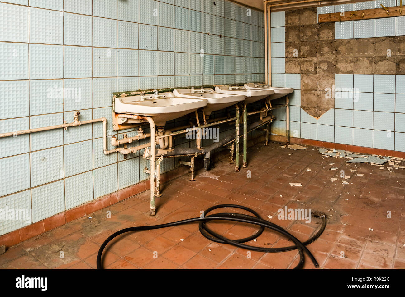 Hands wash factory hi-res stock photography and images - Alamy