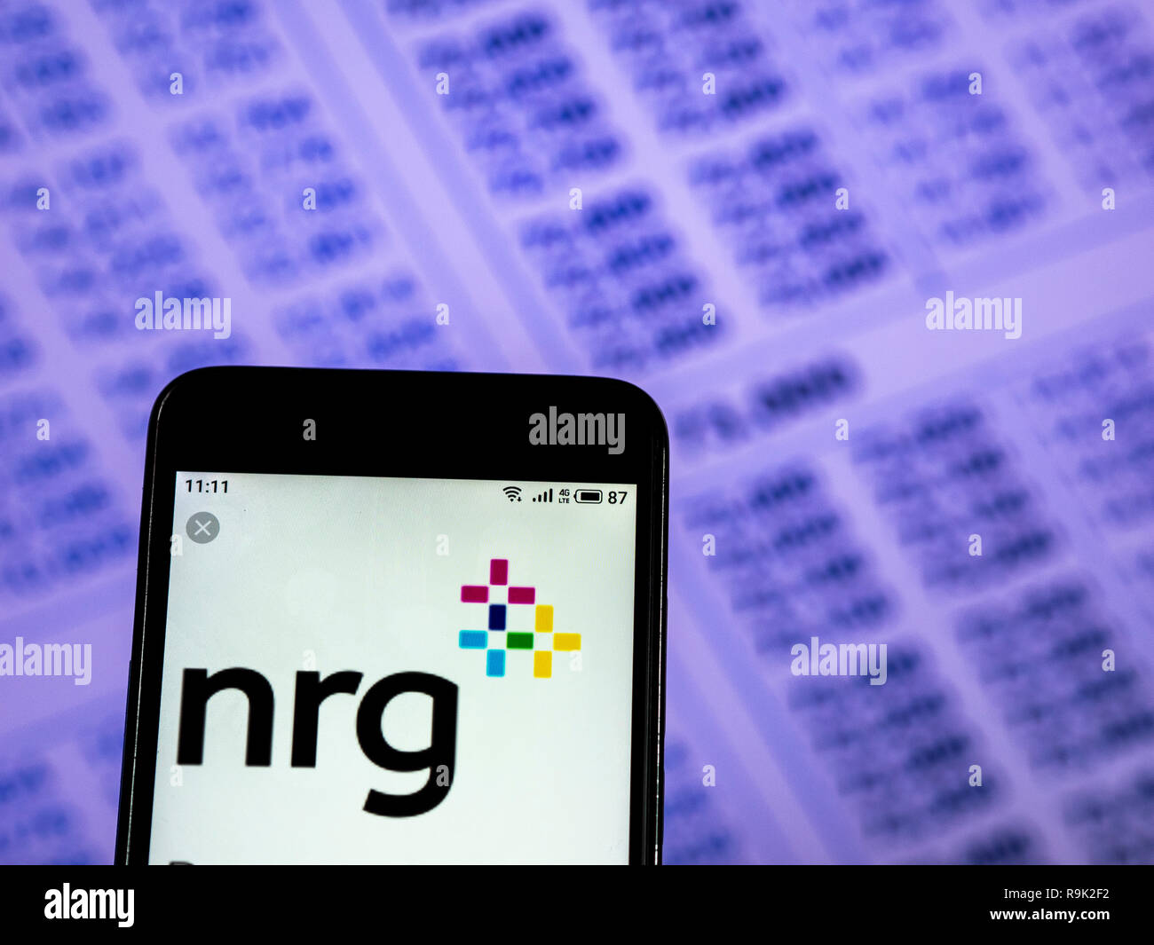 Nrg logo hi-res stock photography and images - Alamy