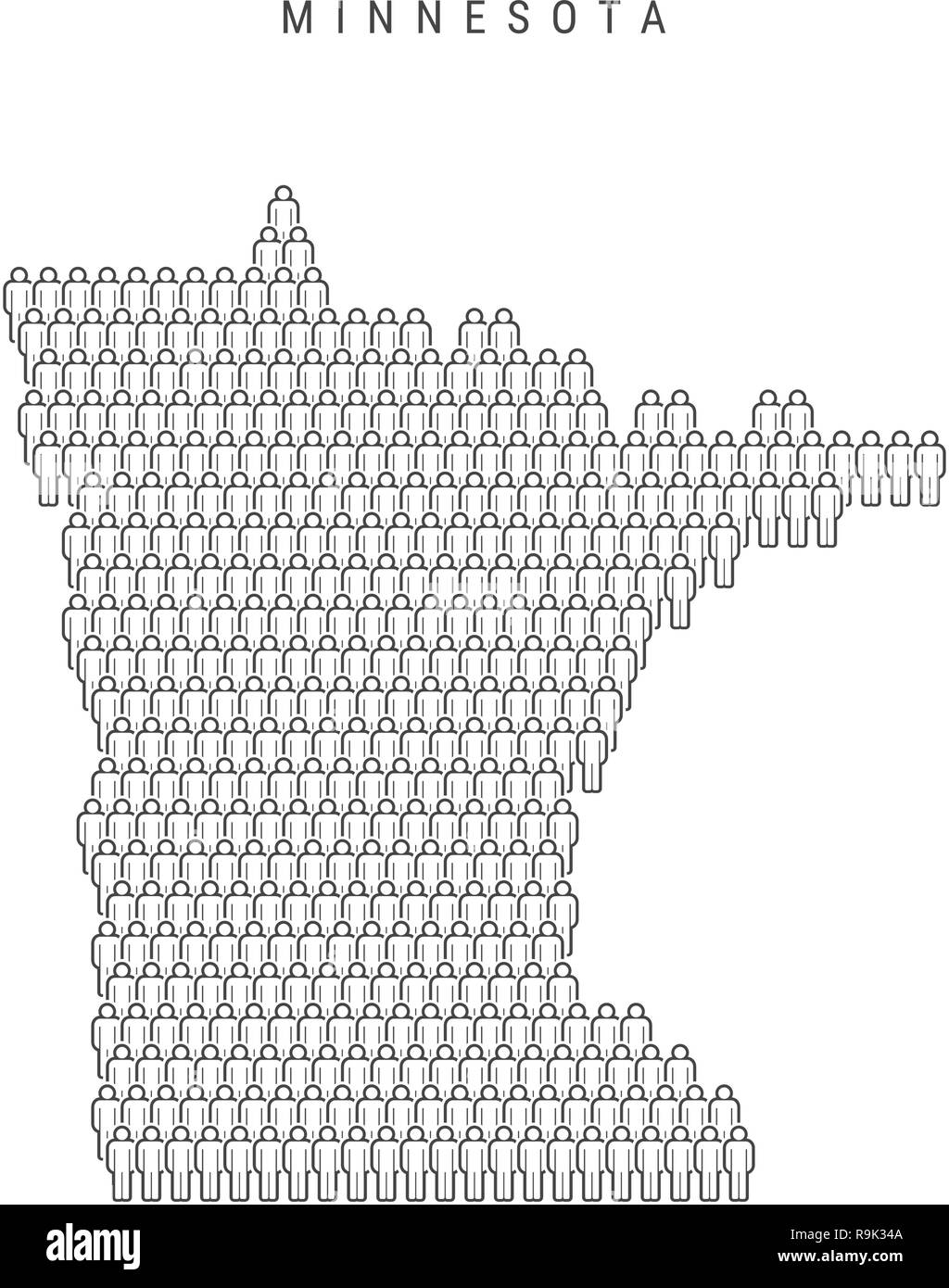 Minnesota Population Map