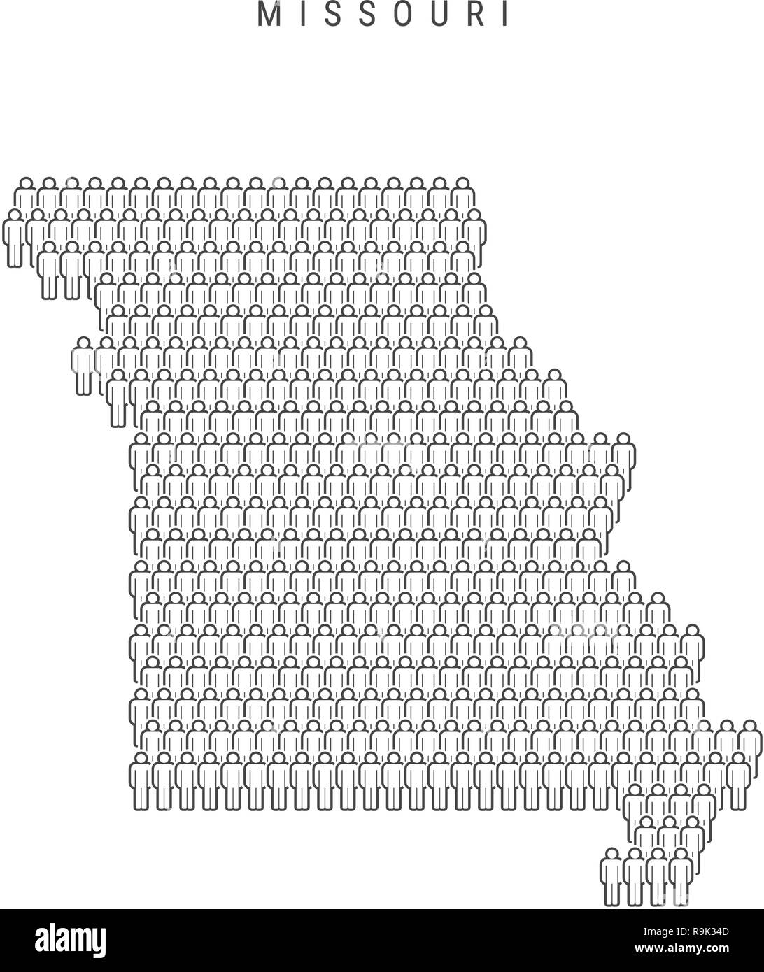 Missouri population Stock Vector Images - Alamy