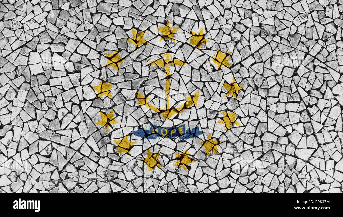 Rhode island flag hi-res stock photography and images - Alamy