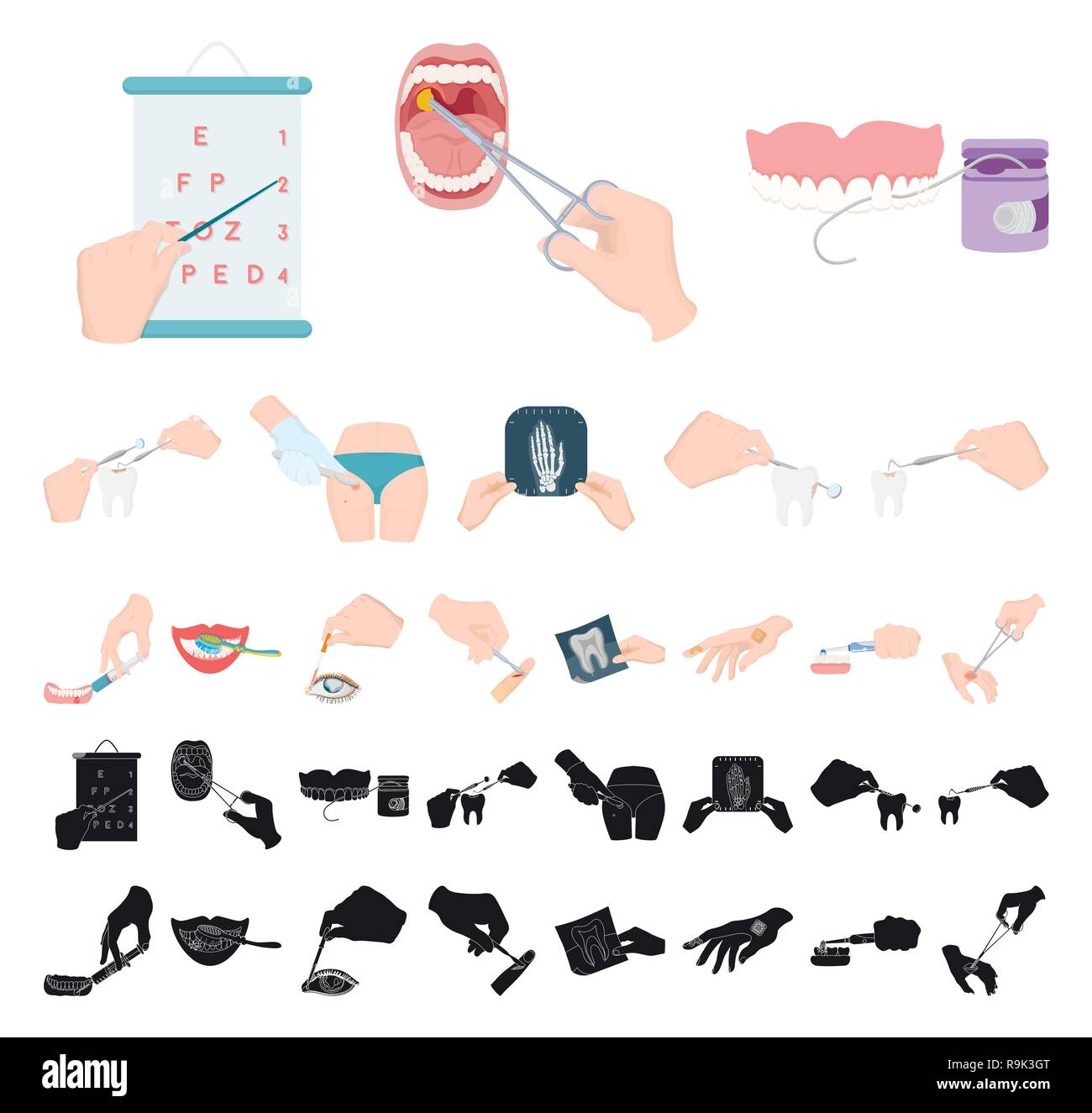 ability,abscess,action,anesthesia,boil,caries,cartoon,black,check,clamp ...