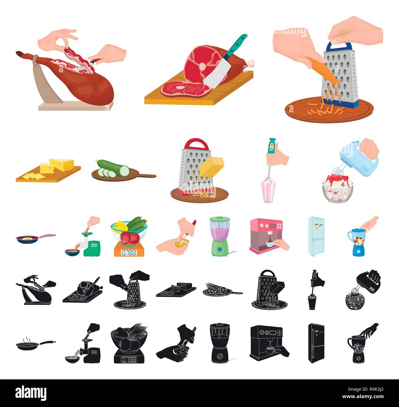 Hand blender bowl tomato mixer hi-res stock photography and images - Alamy