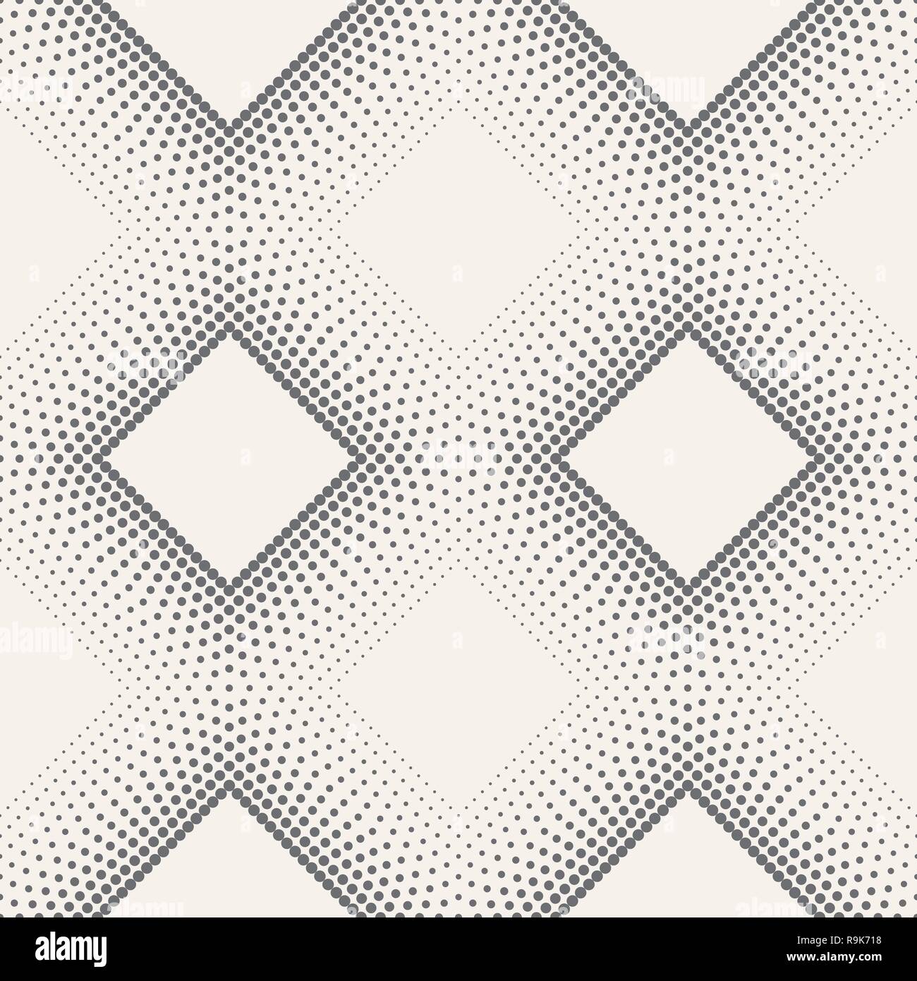 Vector seamless pattern. Modern stylish texture in the form of rhombic ...
