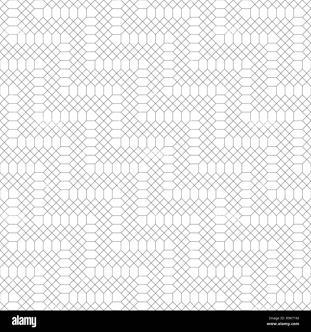 Seamless pattern. Abstract geometrical background. Original linear ...