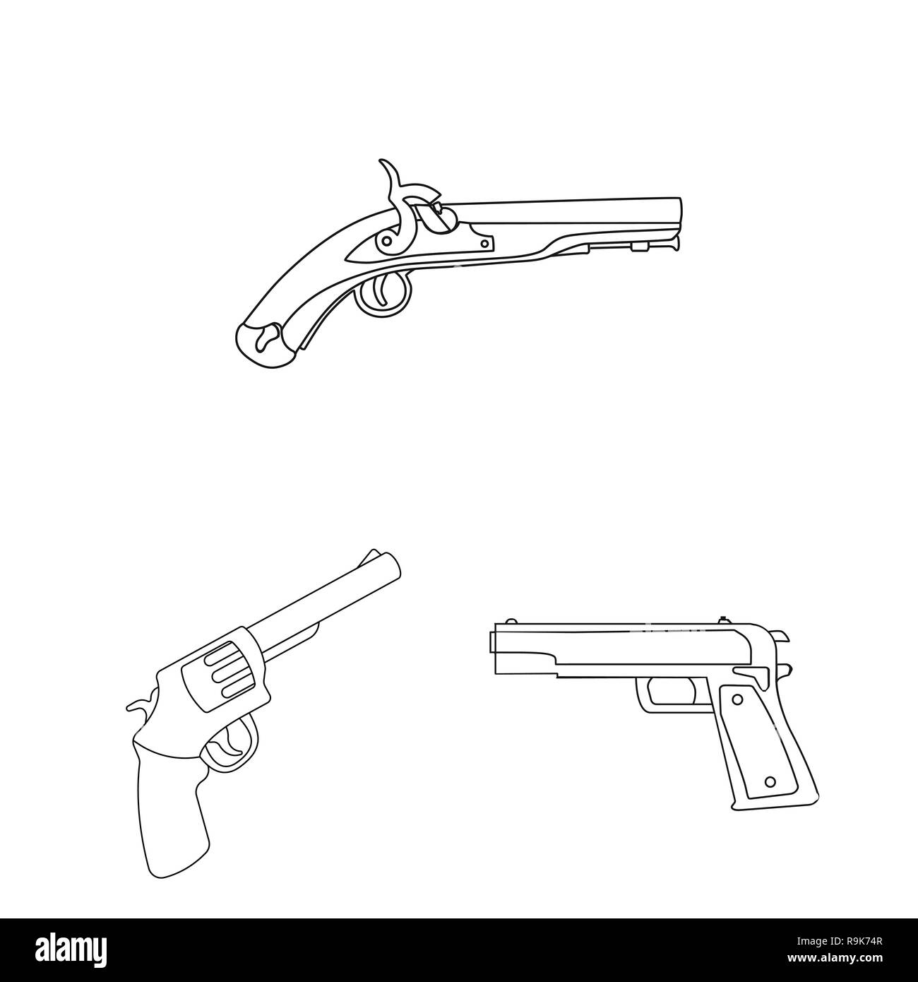 gun,sketch,antique,powder,cowboy,war,revolver,pistol,old,trigger ...