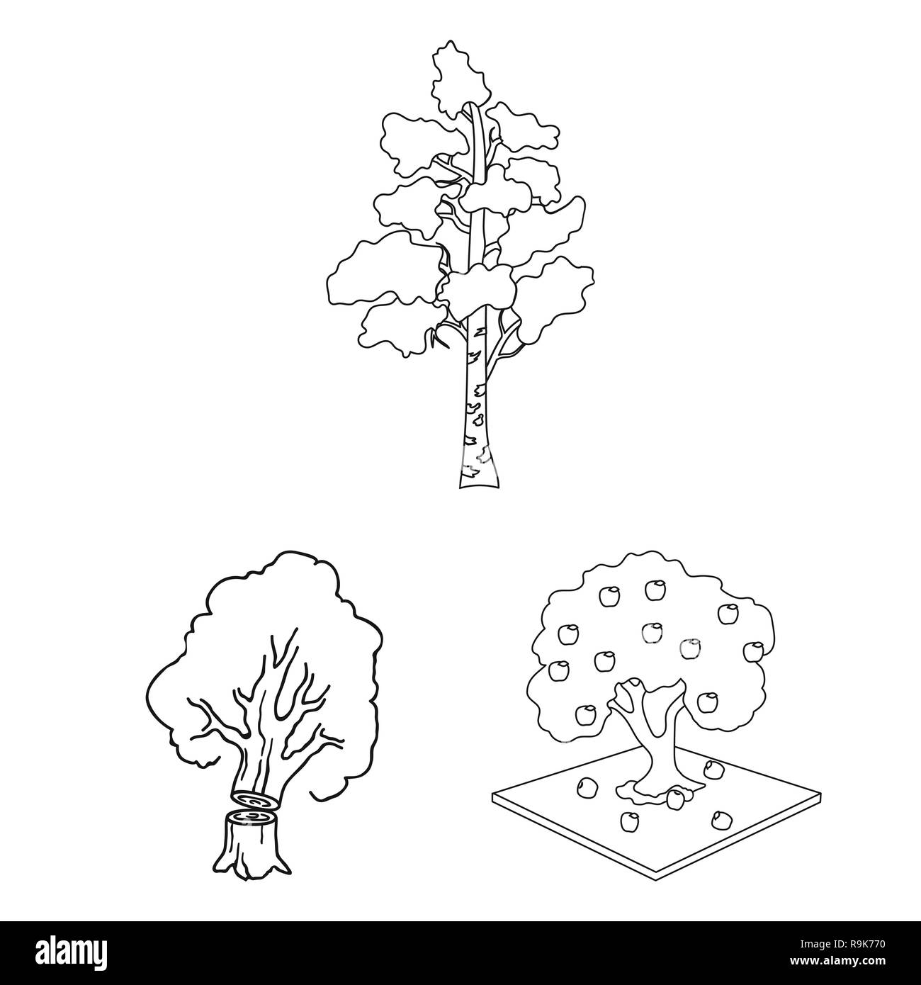realistic,silhouette,tree,forest,landscape,green,garden,foliage,nature ...