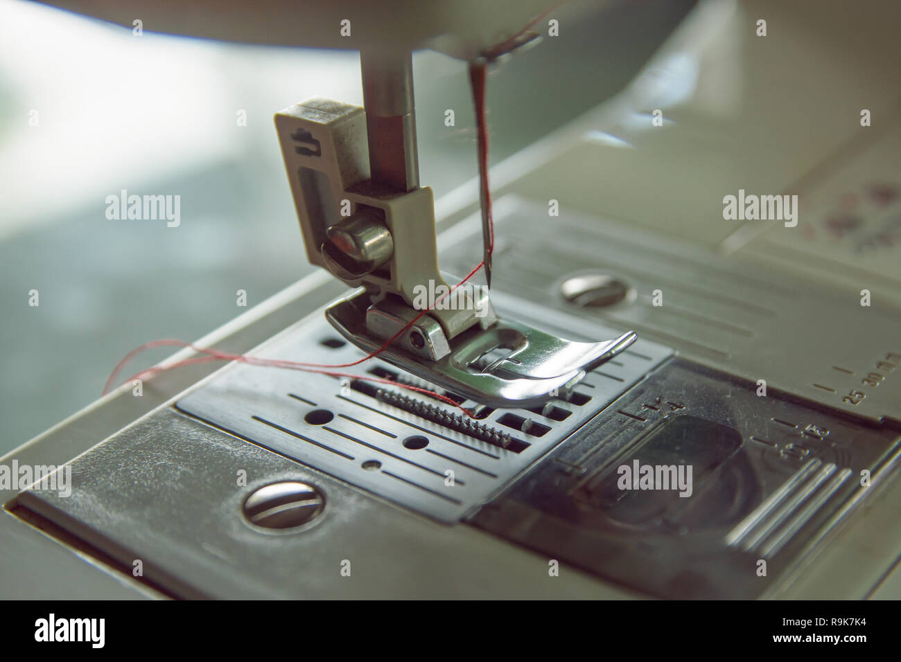 Close up sewing machine Stock Photo - Alamy