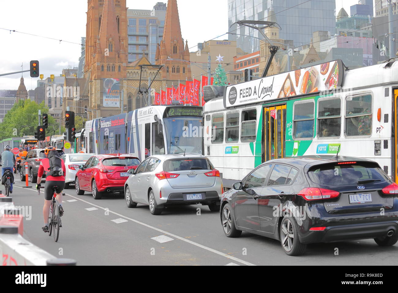 Tram traffic jam hi-res stock photography and images - Alamy