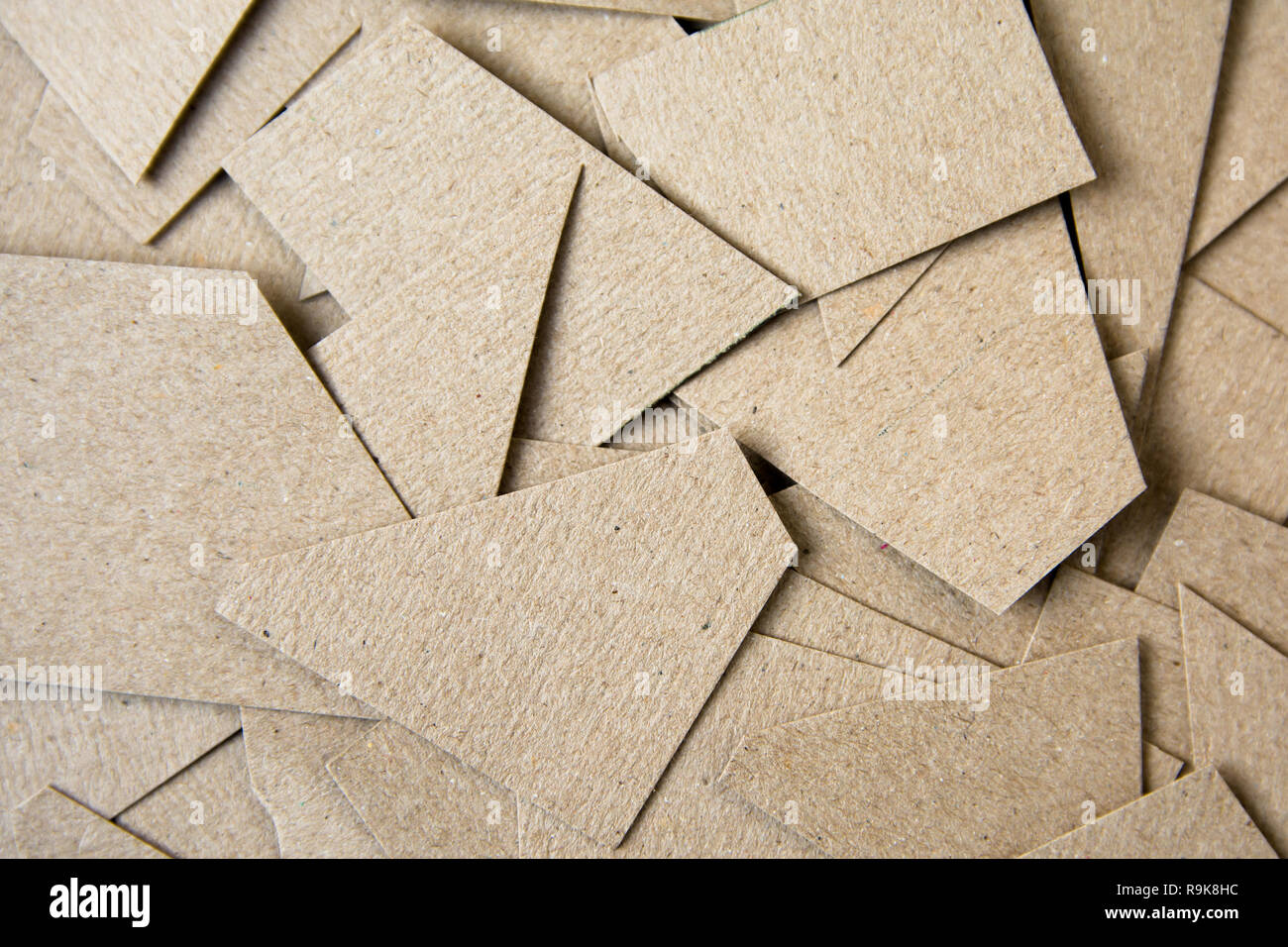 Brown paper cut background. Material design background Stock Photo - Alamy