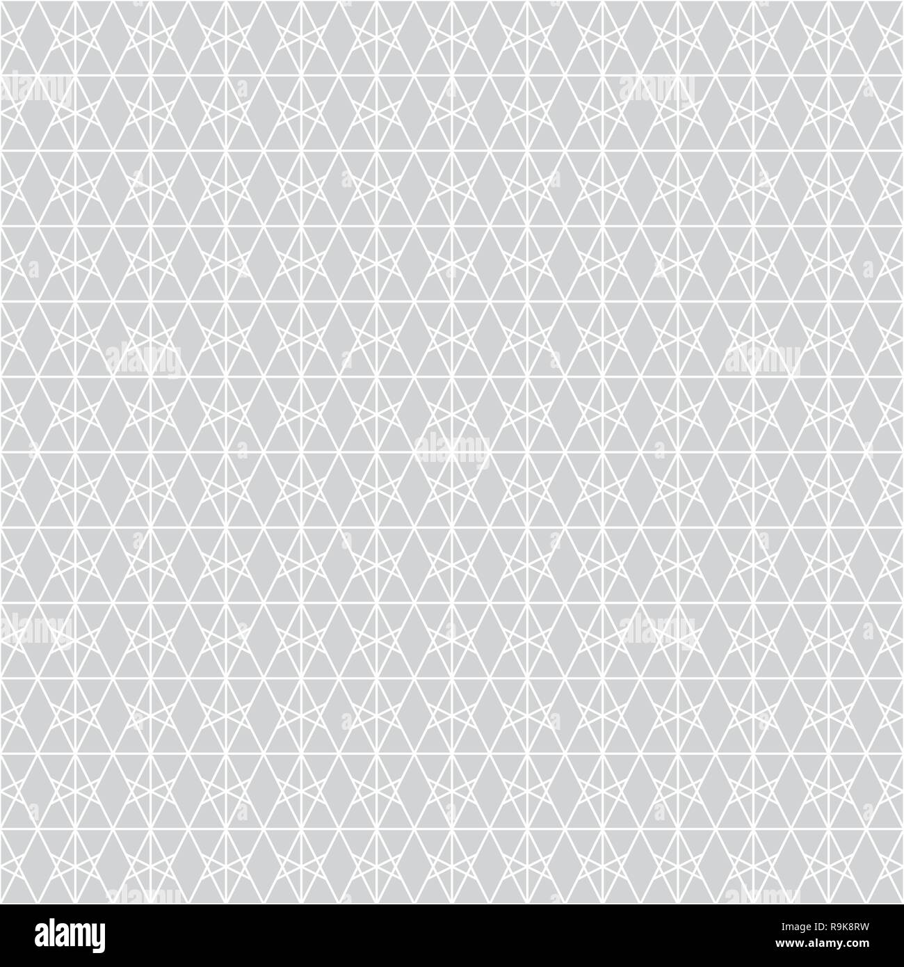 Seamless pattern. Stylish geometric texture. Modern linear ornament. Regularly repeating thin ...