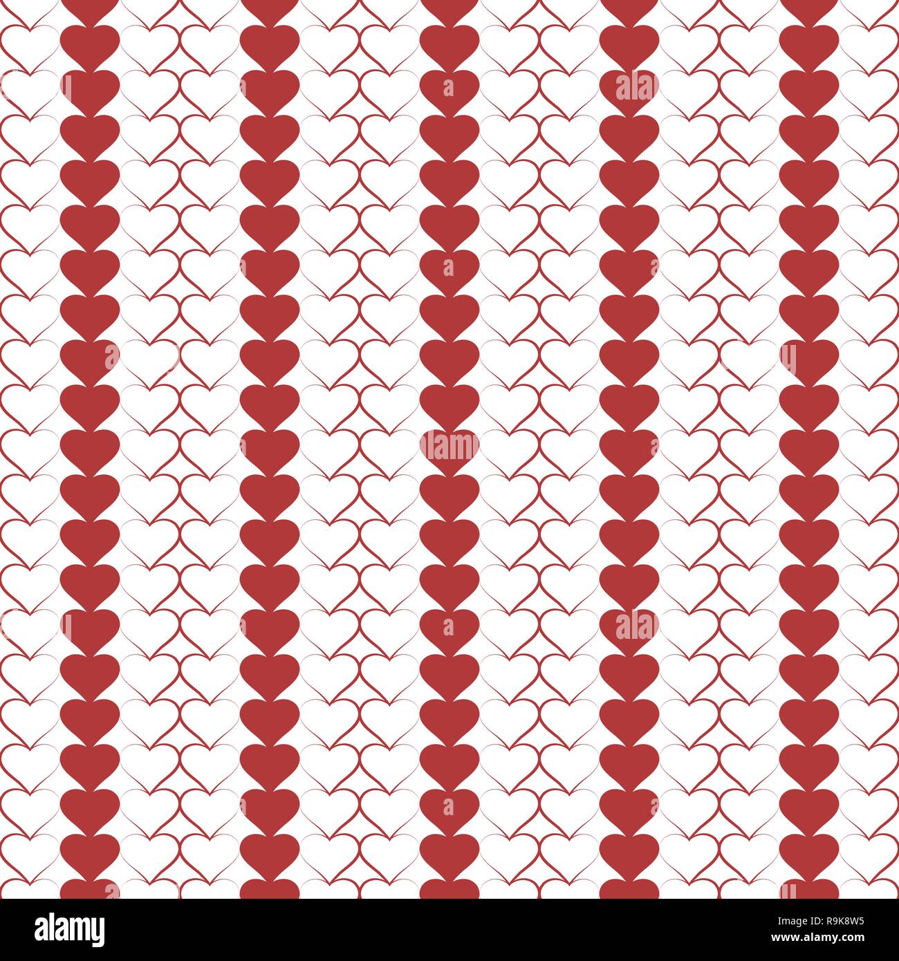 Seamless pattern. Festive elegant texture with repeating hearts. St ...